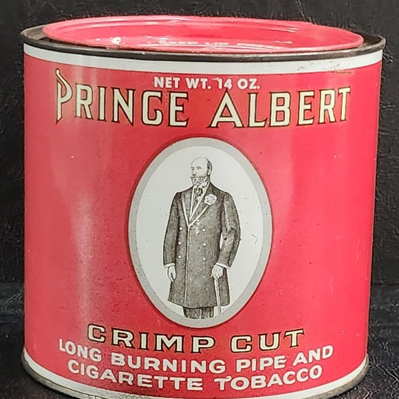 Prince Albert | Other | Rare Vintage Red Prince Albert Tobacco Tin 4 ...